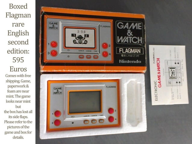 Game & watch for sale 3 Feb | PPT