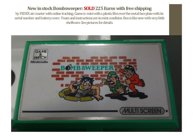 Game And Watch Bombsweeper Online - JS Photography