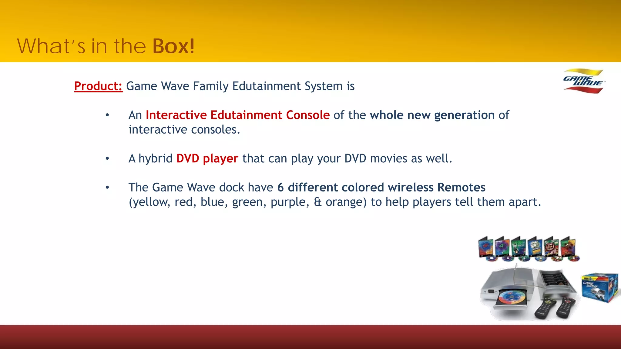 Gamewave presentation (pdf format) | PDF