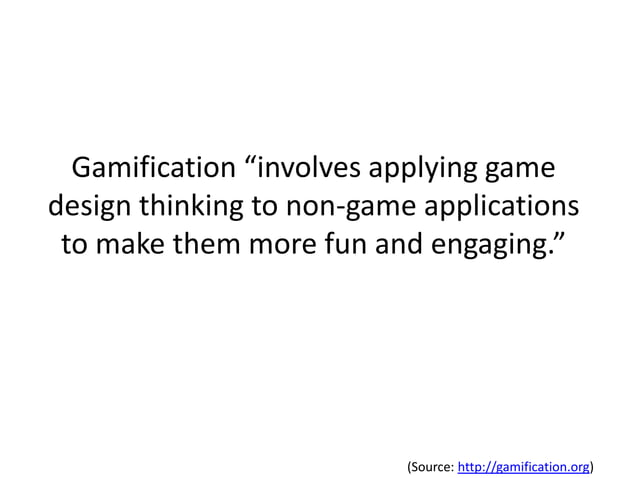 Gamification in Libraries | PPT