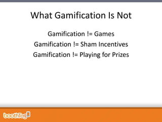Gamification: Priming Your Market For Sales | PPT