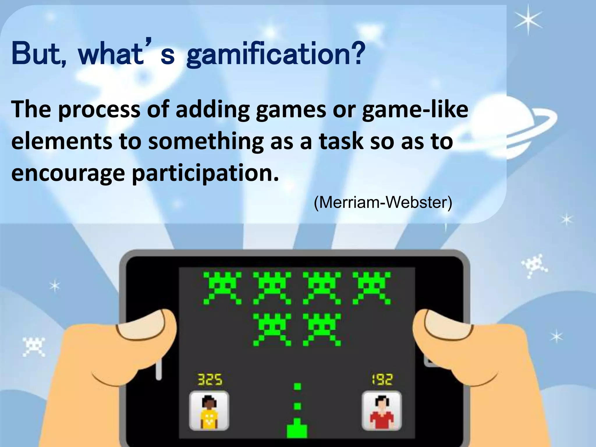 Gamification of E-learning | PPTX