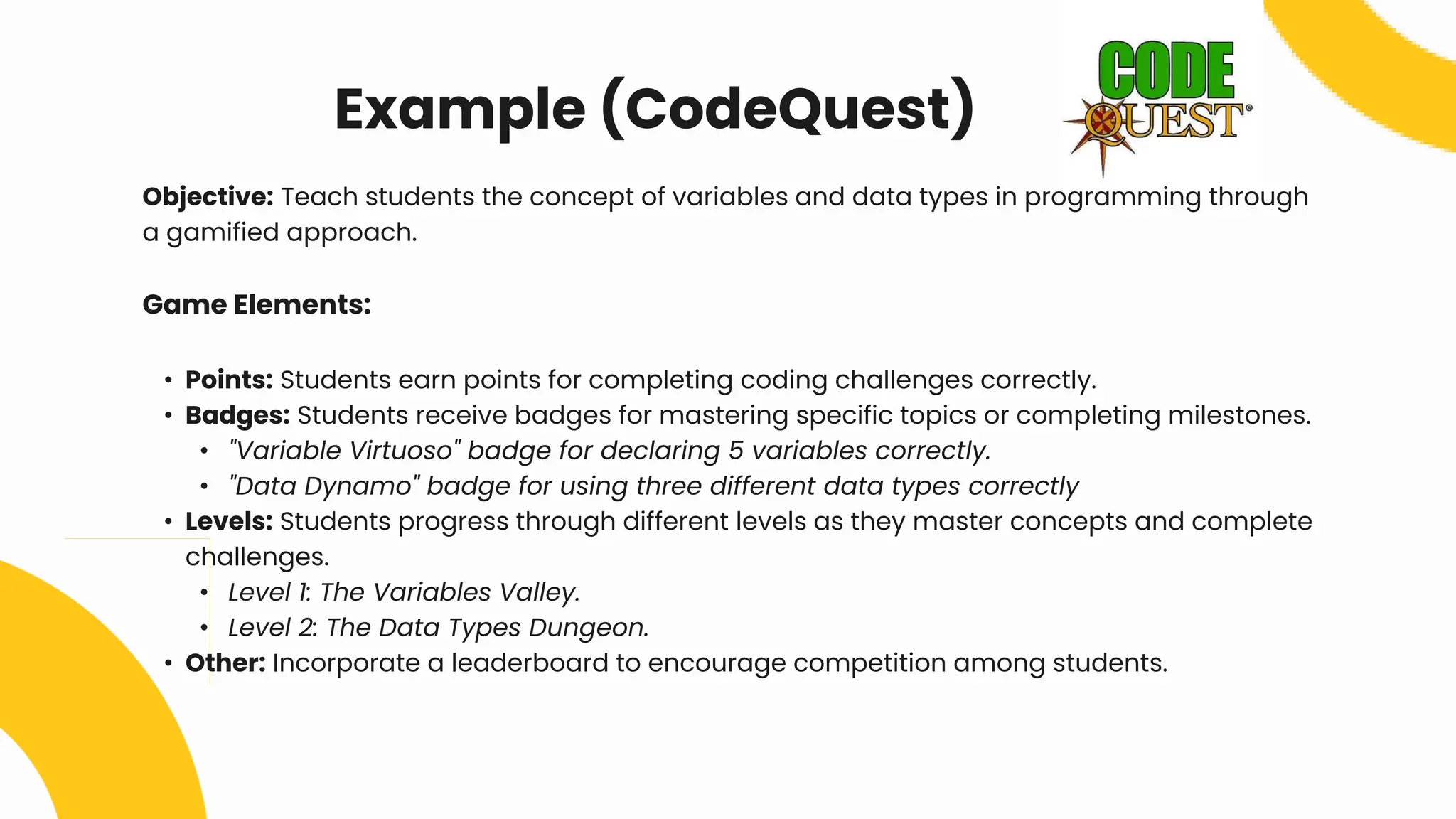 Gamification | PPTX | Video Game Genres | Video Gaming