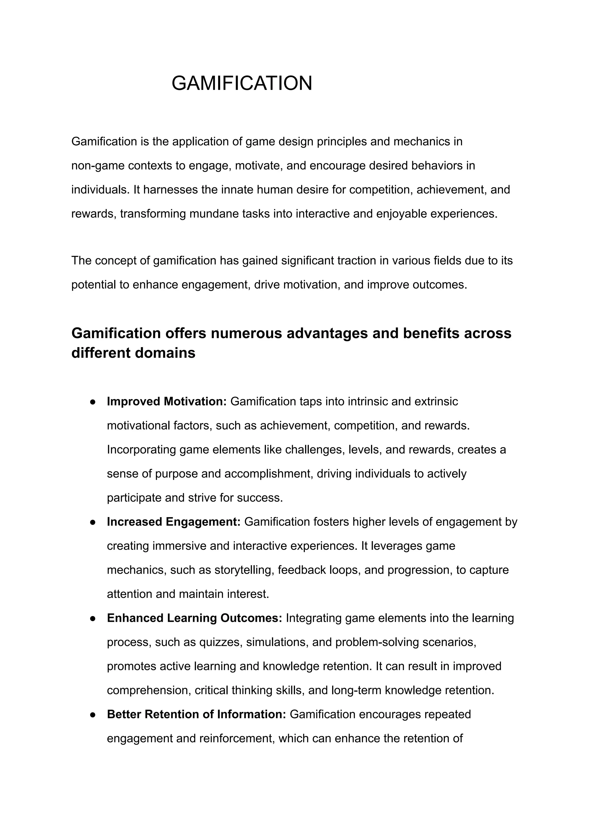 Gamification - The application of game design | PDF