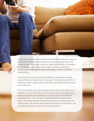 Gamification 3.0: The Power of Personalization | PDF
