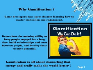 Gamification - how to become real life heroes | PPT
