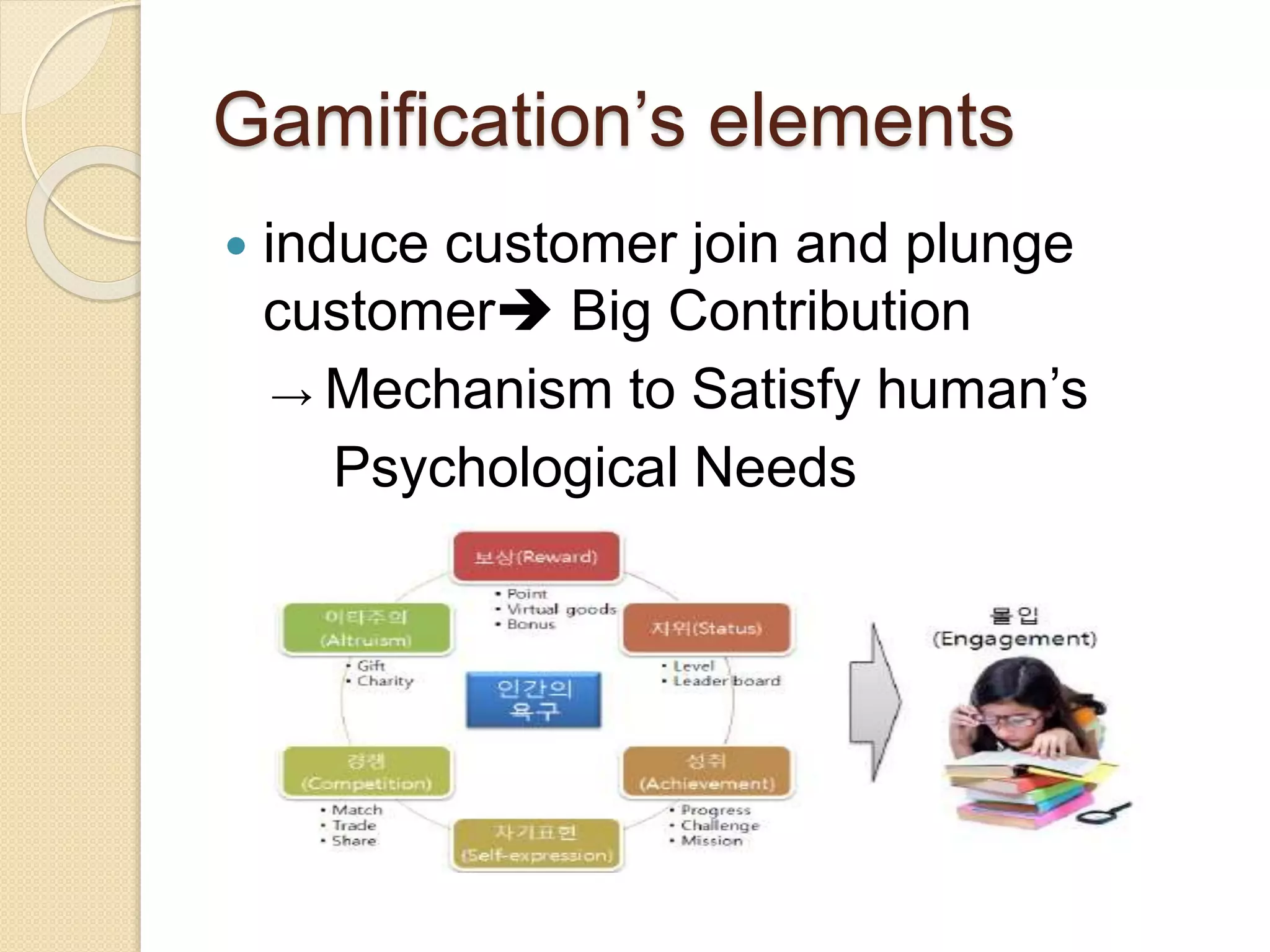 Gamification important elements- | PPT