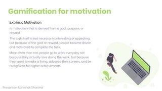Gamification and The Octalysis Framework | PPSX