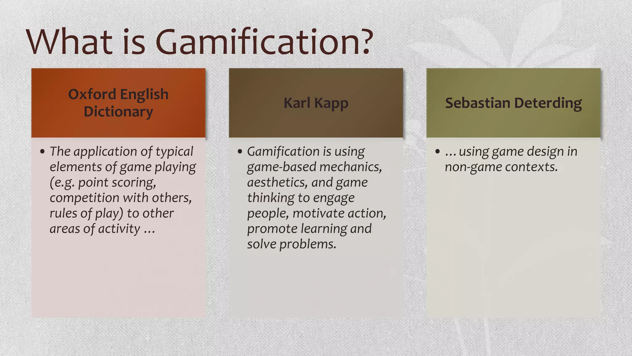 Gamification101