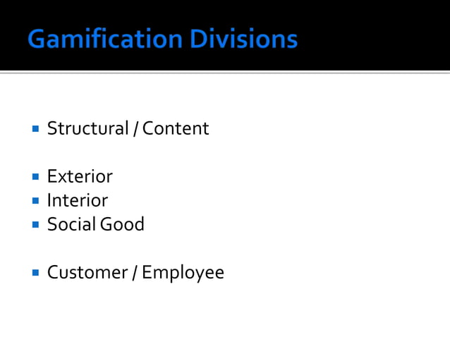 Gamification 101 session 1 | PPT