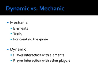 Gamification 101 session 5 | PPT