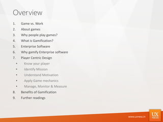 Gamification in Enterprise Software | PPT