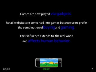 Gamification RETAIL | PPTX
