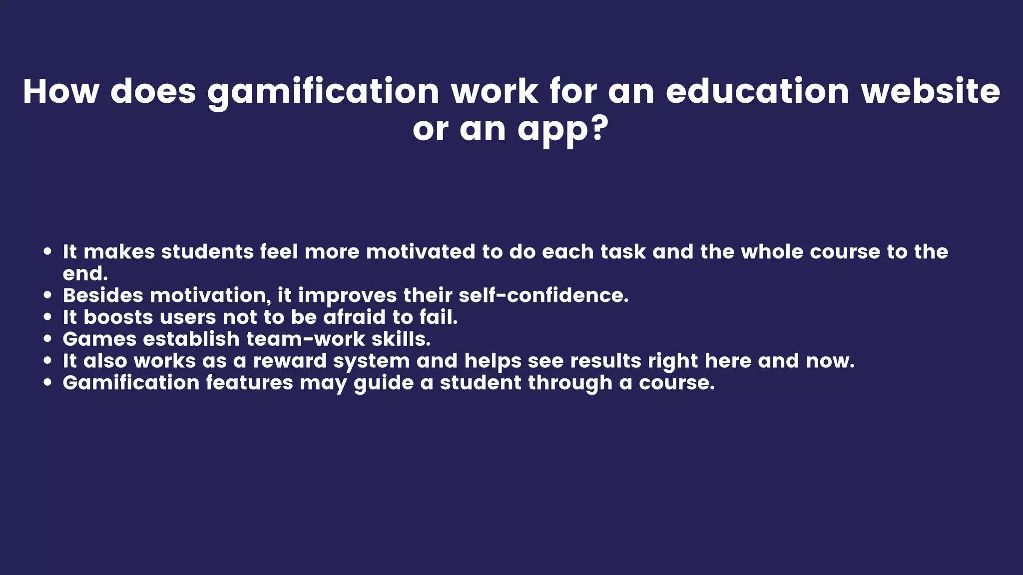 Gamification in education websites | PPT