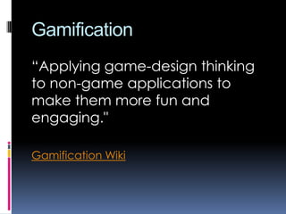 Gamificationfor nonprofits | PPT