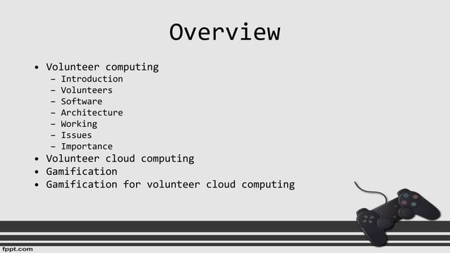 Gamification for cloud computing | PPT