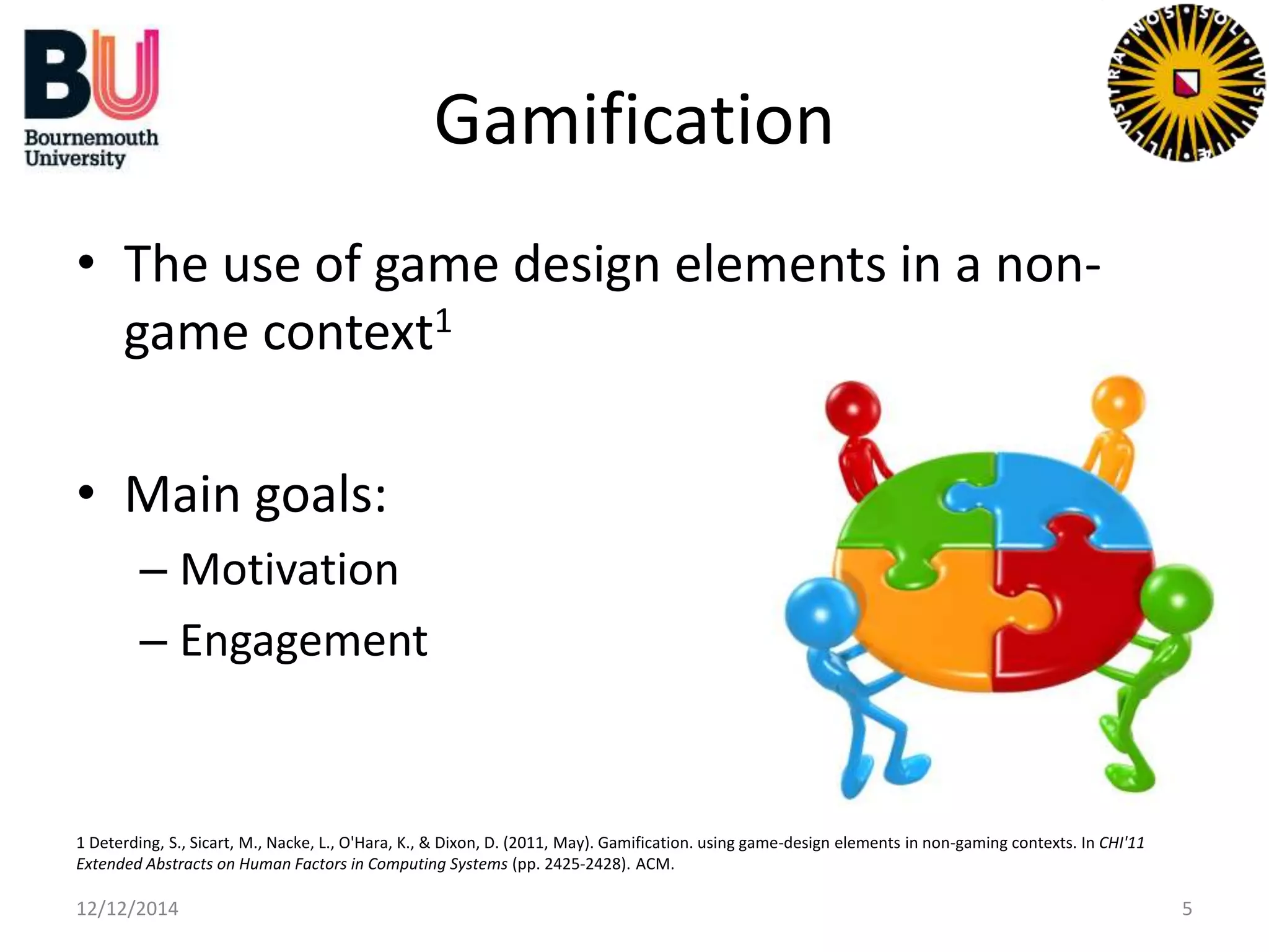 Gamification for volunteer cloud computing | PPT
