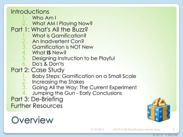 Gamification how to gamify learning and instruction, part 2 (of 3) | PPTX