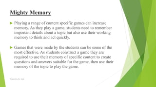 Gamification in classroom | PPTX