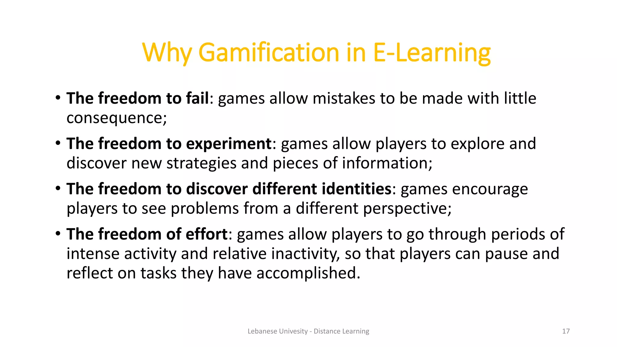Gamification in Education | PPTX