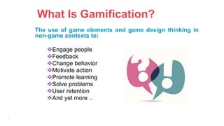 Gamification in education workshop | PPTX