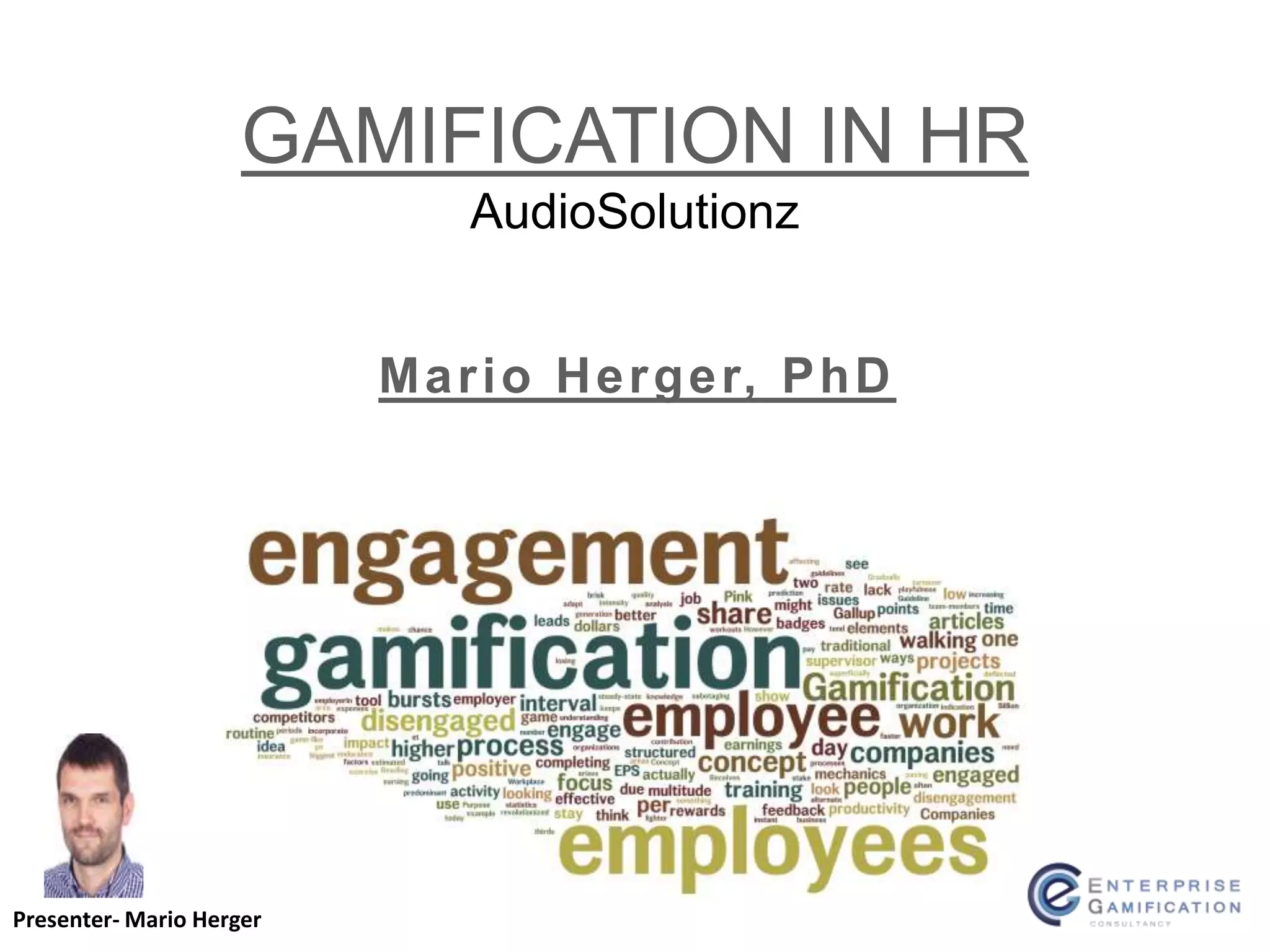 Gamification in HR | PPTX