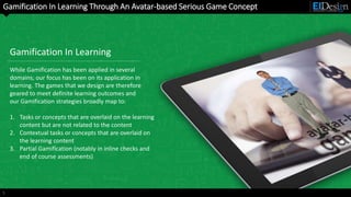 Gamification In Learning Through An Avatar-based Serious Game Concept ...