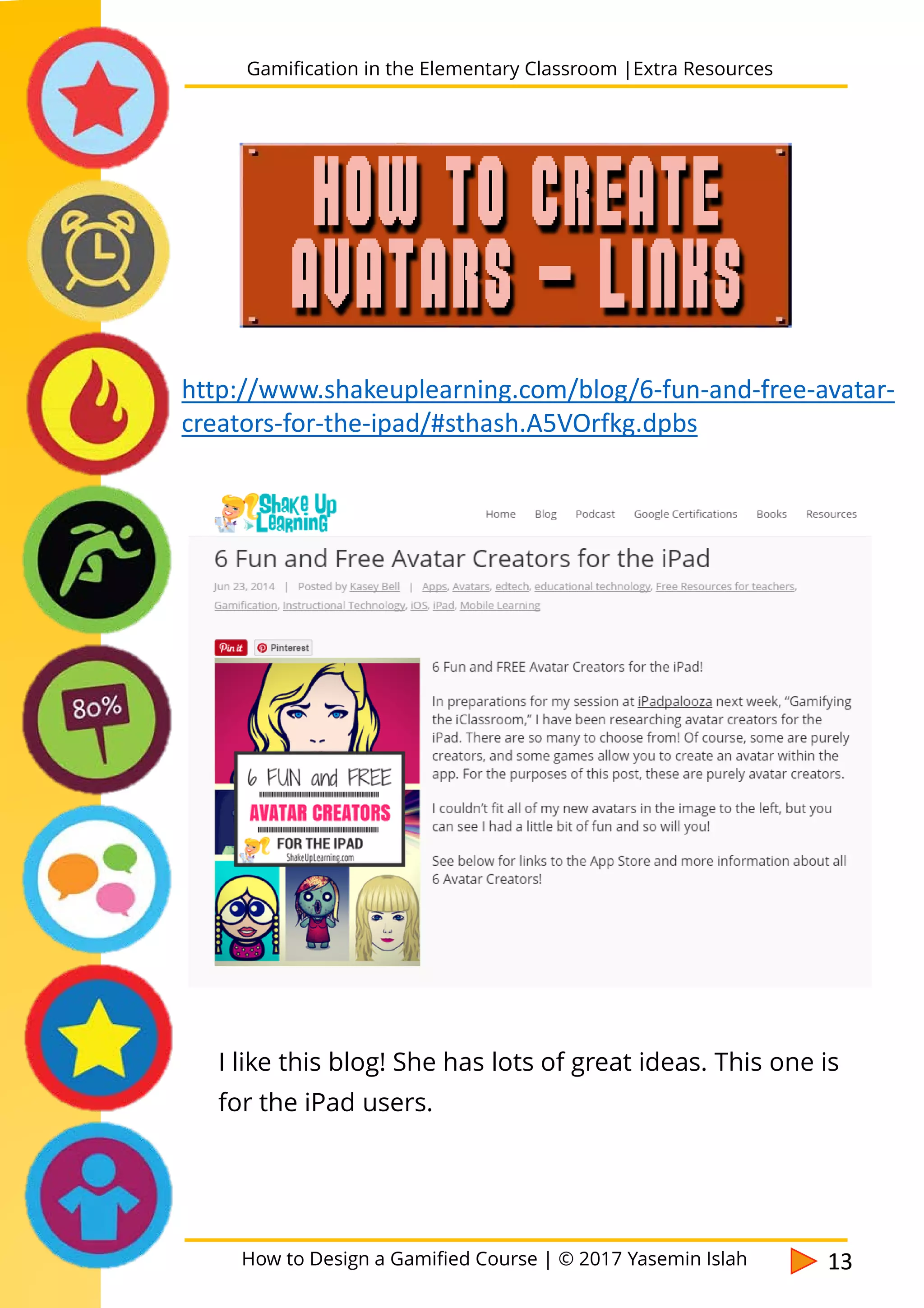 Gamification in the elementary classroom extra_resources | PDF