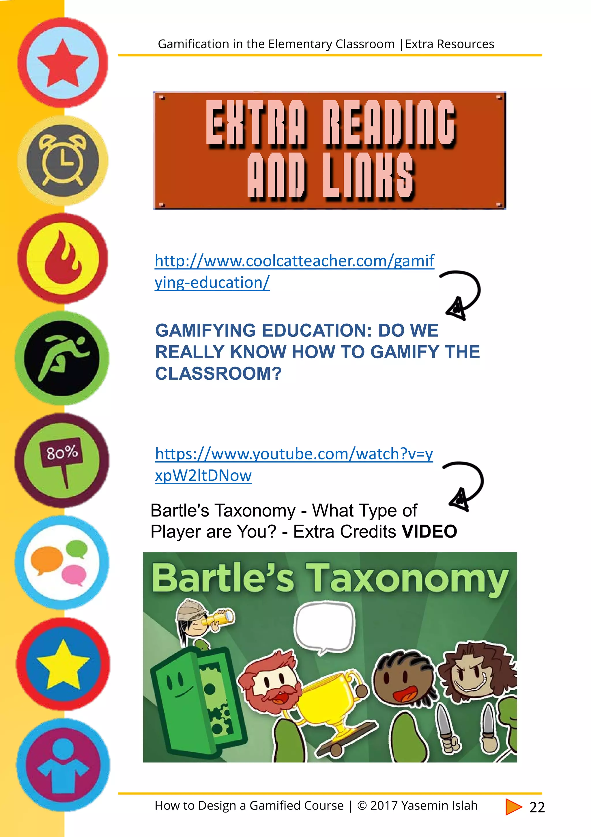 Gamification in the elementary classroom extra_resources | PDF