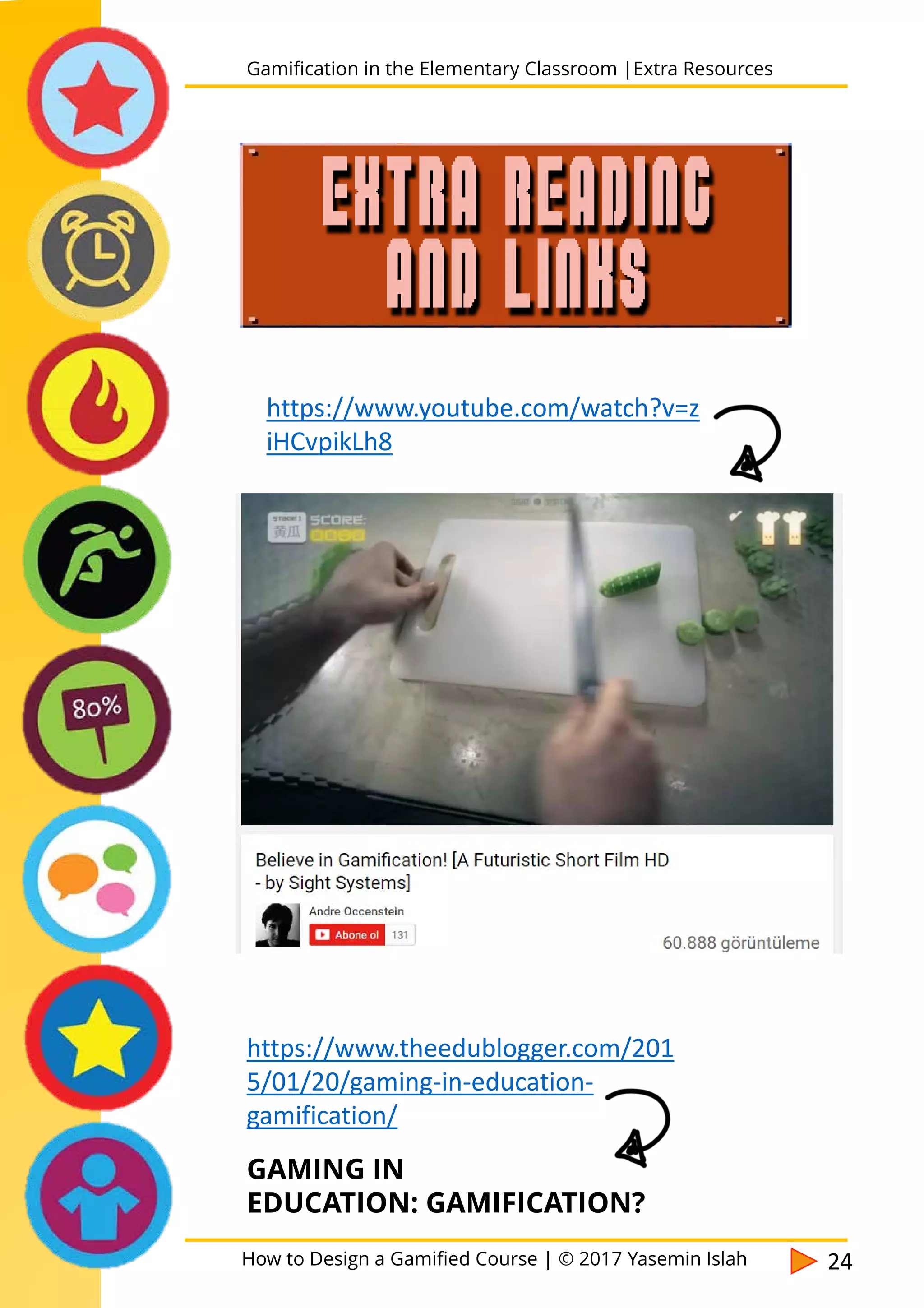 Gamification in the elementary classroom extra_resources | PDF