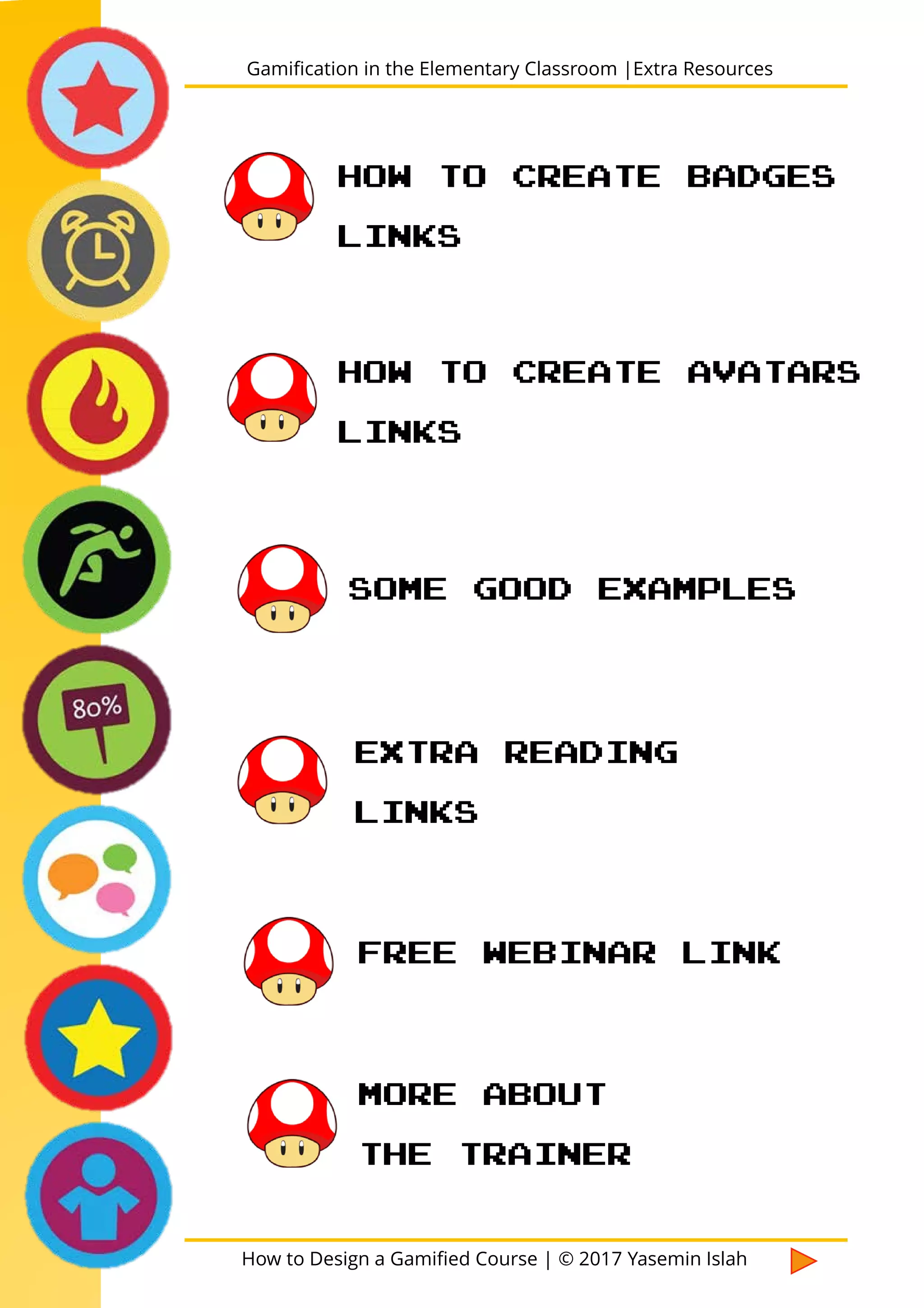 Gamification in the elementary classroom extra_resources | PDF ...