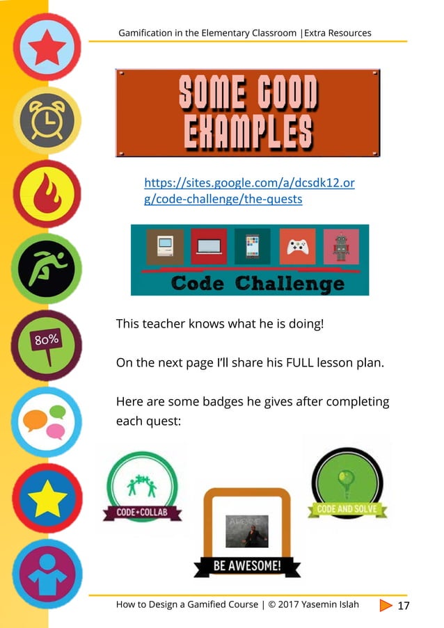 Gamification in the elementary classroom extra_resources | PDF