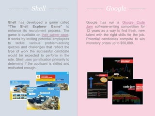 The Gamification of Recruitment | PPTX