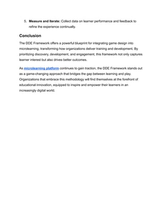 Gamification Meets Microlearning Platform_ Understanding the DDE Framework.pdf
