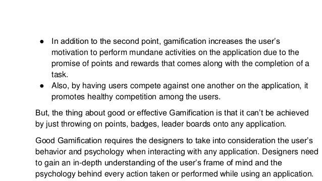Gamification of Applications: A Way to Amplify User Experience | PPT