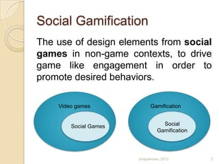 Gamification / Social Gamification of Education | PPTX