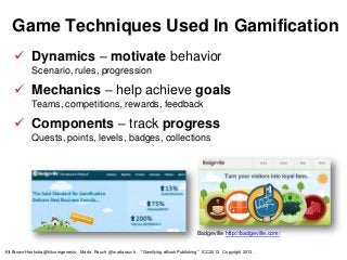 Gamification of ePublishing by Rauch and Brown-Hoekstra