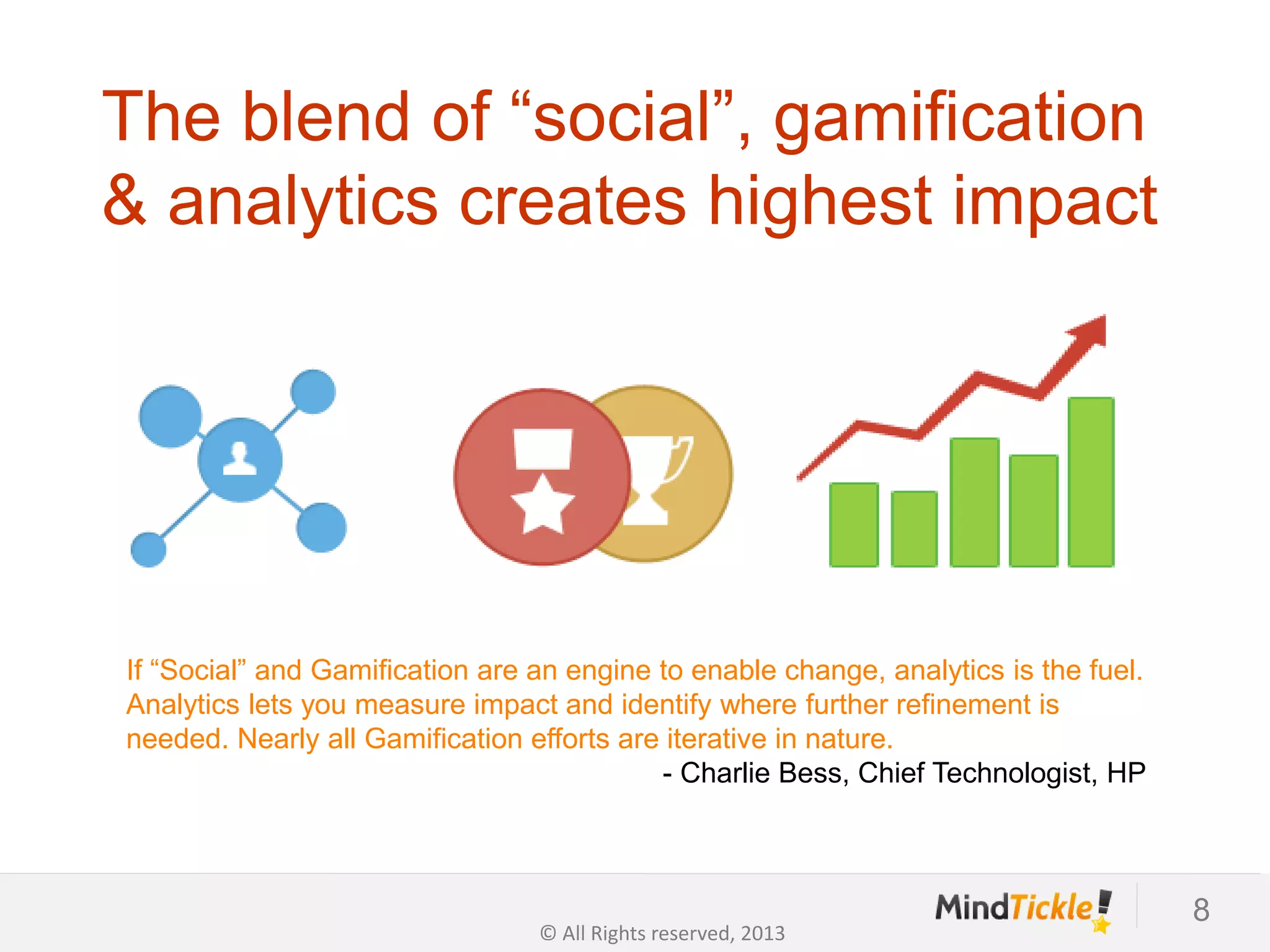Gamification of online learning - Case study & Best practices | PPT