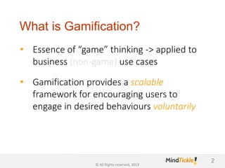 Gamification of online learning - Case study & Best practices | PPT