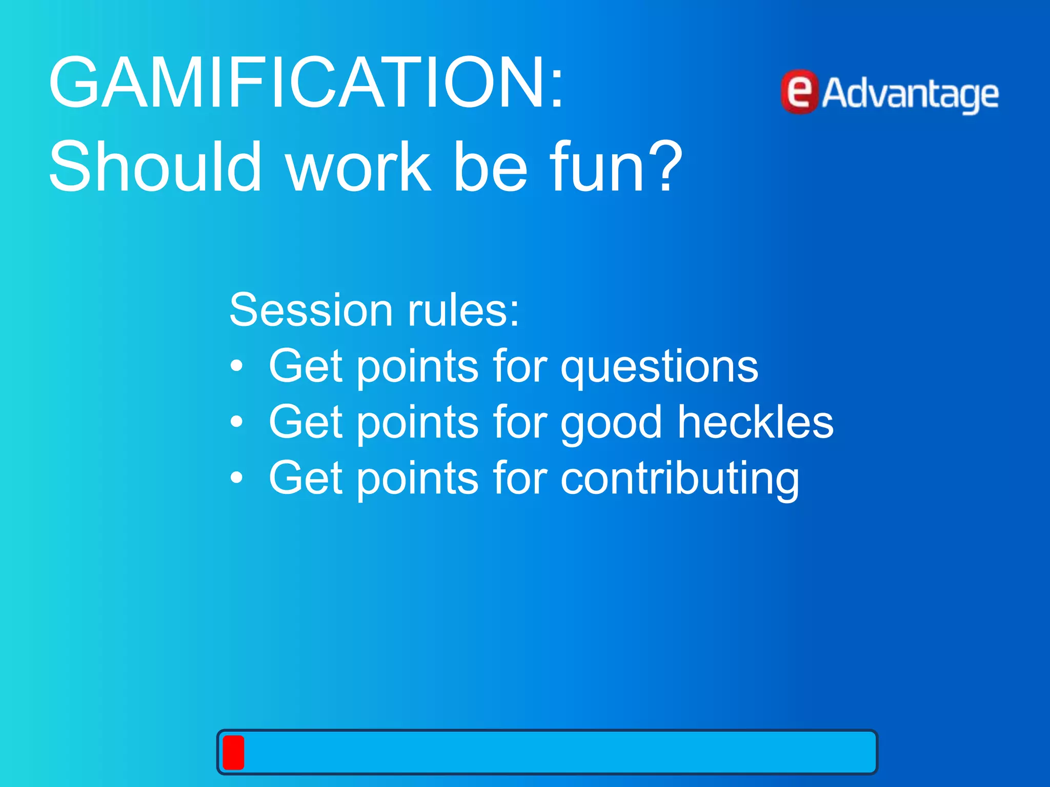 Gamification presentation for slideshare | PPTX | Educational Video ...