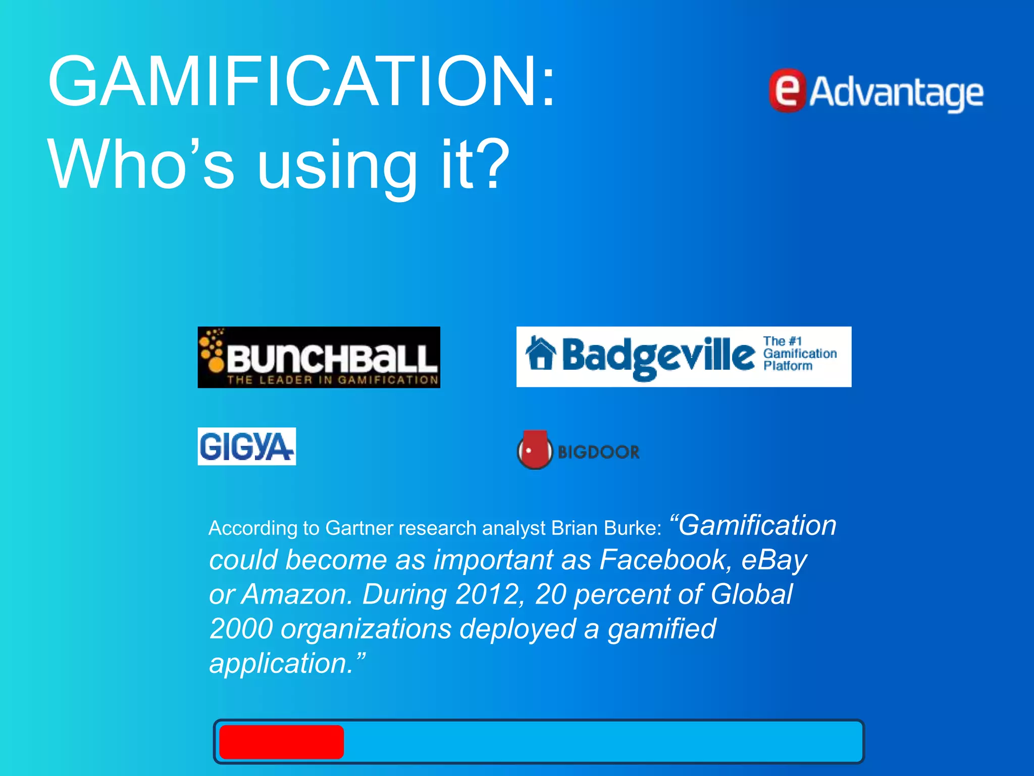 Gamification presentation for slideshare | PPTX | Educational Video ...