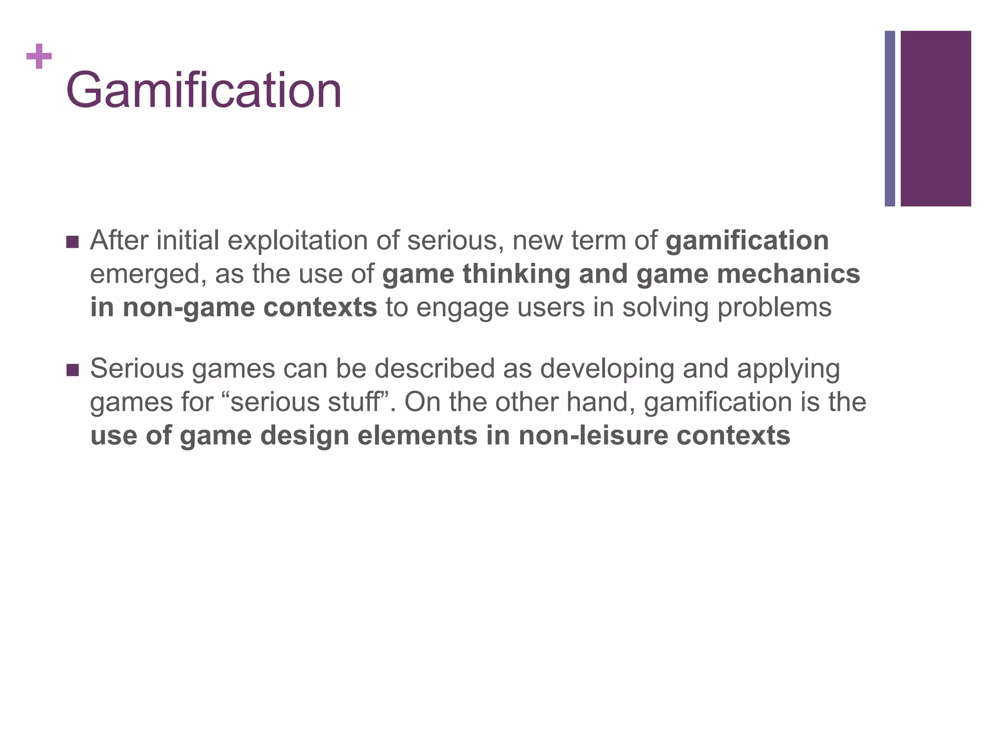 Presentation: Gamification ecosystems | PPT