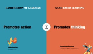 Gamification vs game based learning | PPT