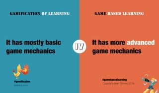 Gamification vs game based learning | PPT