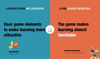 Gamification vs game based learning | PPT