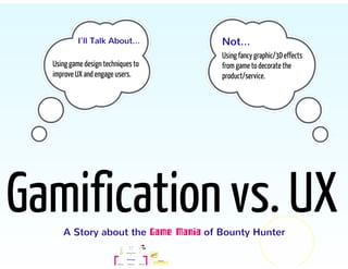 Gamification vs UX | PPT