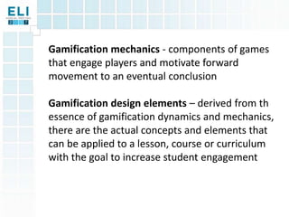 Gamification words | PPT