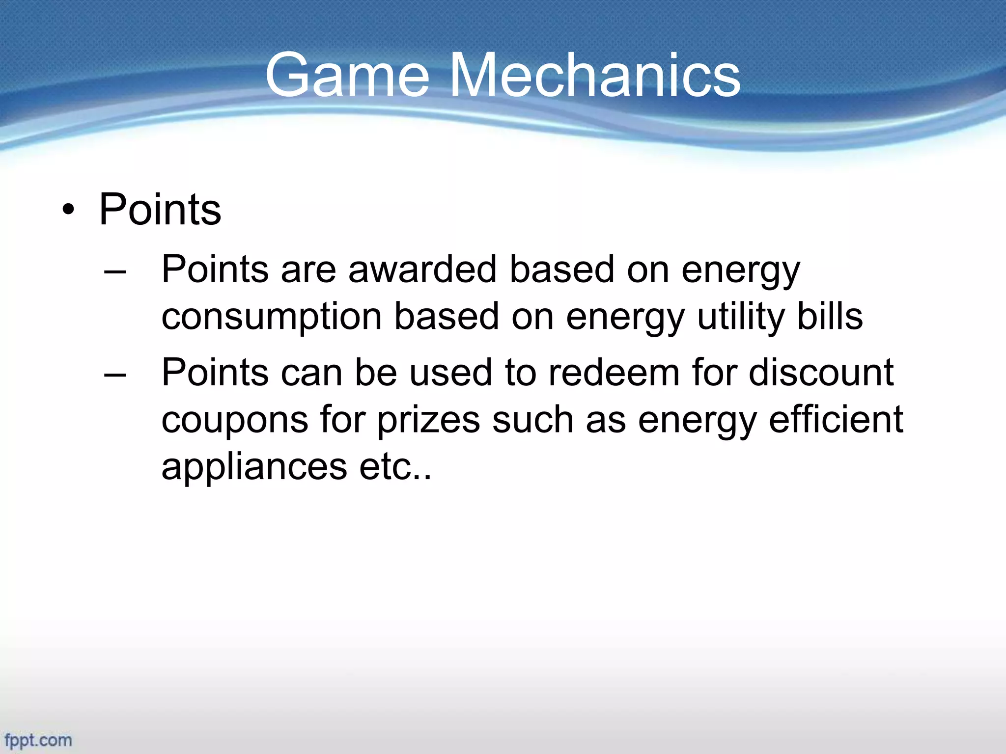 Gamify energy saving campaign | PPT