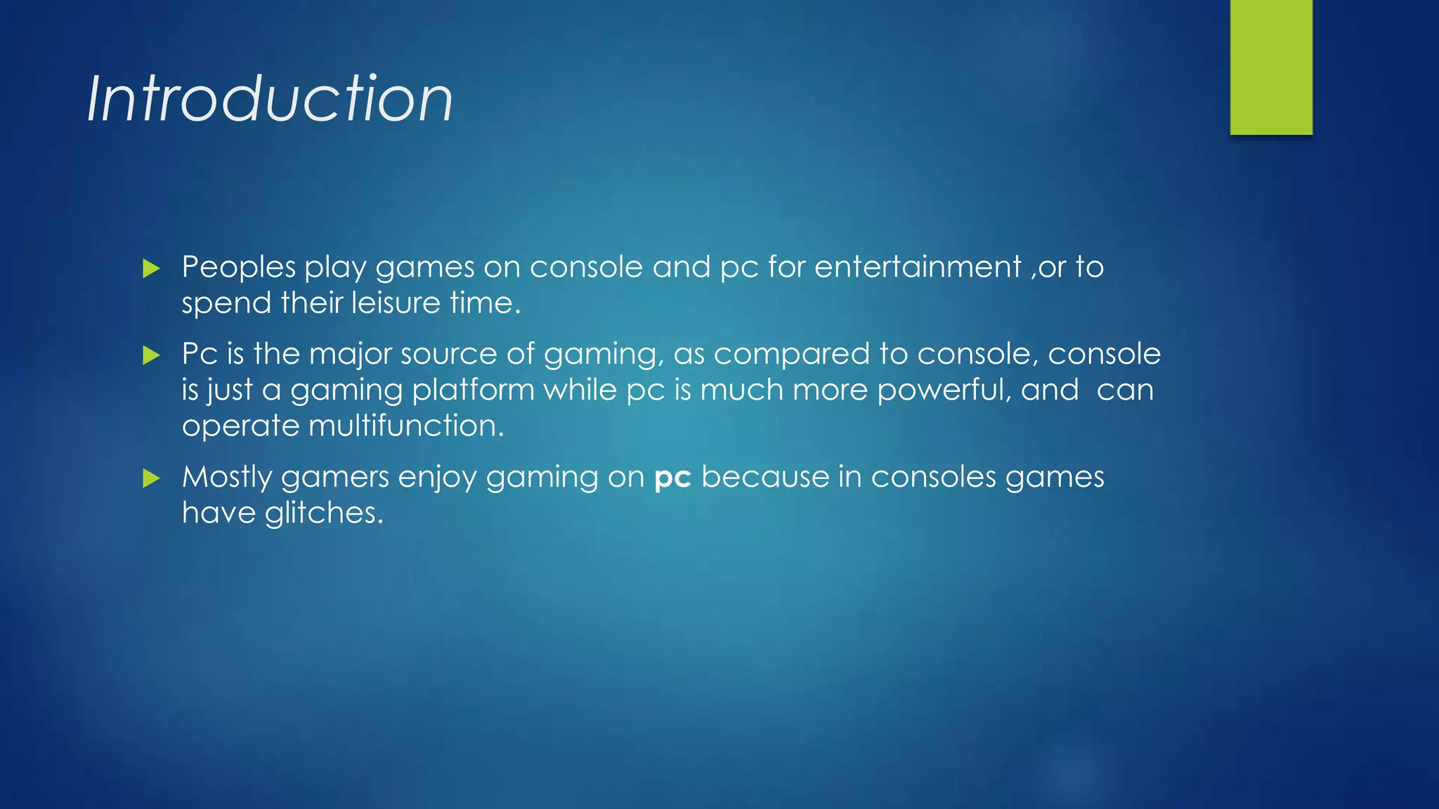 Gaming Technology Presentation | PPTX