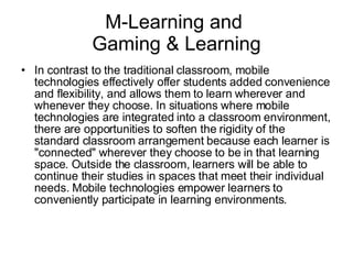 Gaming And Learning | PPT | Free download